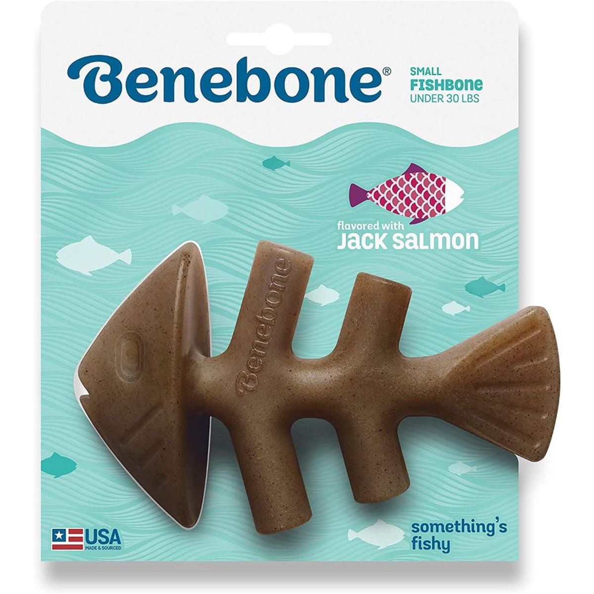 Benebone Fishbone Dog Chew Toy — World 4 Pets