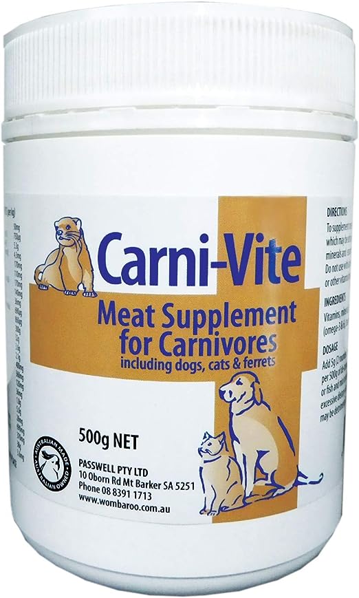 Carni-Vite Meat Supplement for Carnivores — World 4 Pets