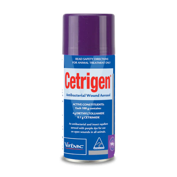Cetrigen Antibacterial Wound Spray 100g — World 4 Pets