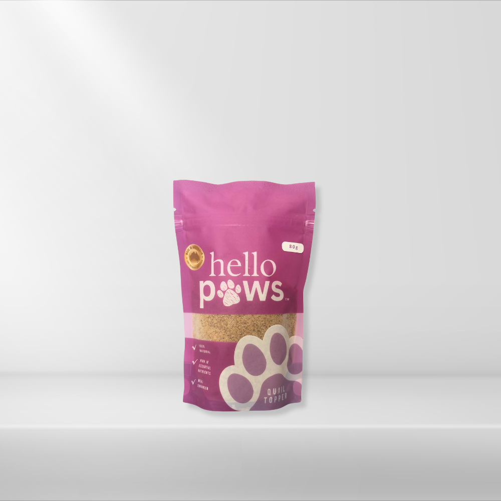 Hello Paws Quail Topper 80g — World 4 Pets