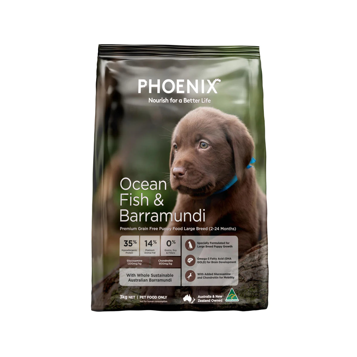 Phoenix Grain Free Ocean Fish & Barramundi - Puppy Large Breed — World ...