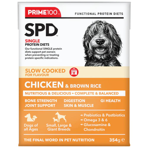 SPD™ Slow Cooked Chicken & Brown Rice 354g — World 4 Pets