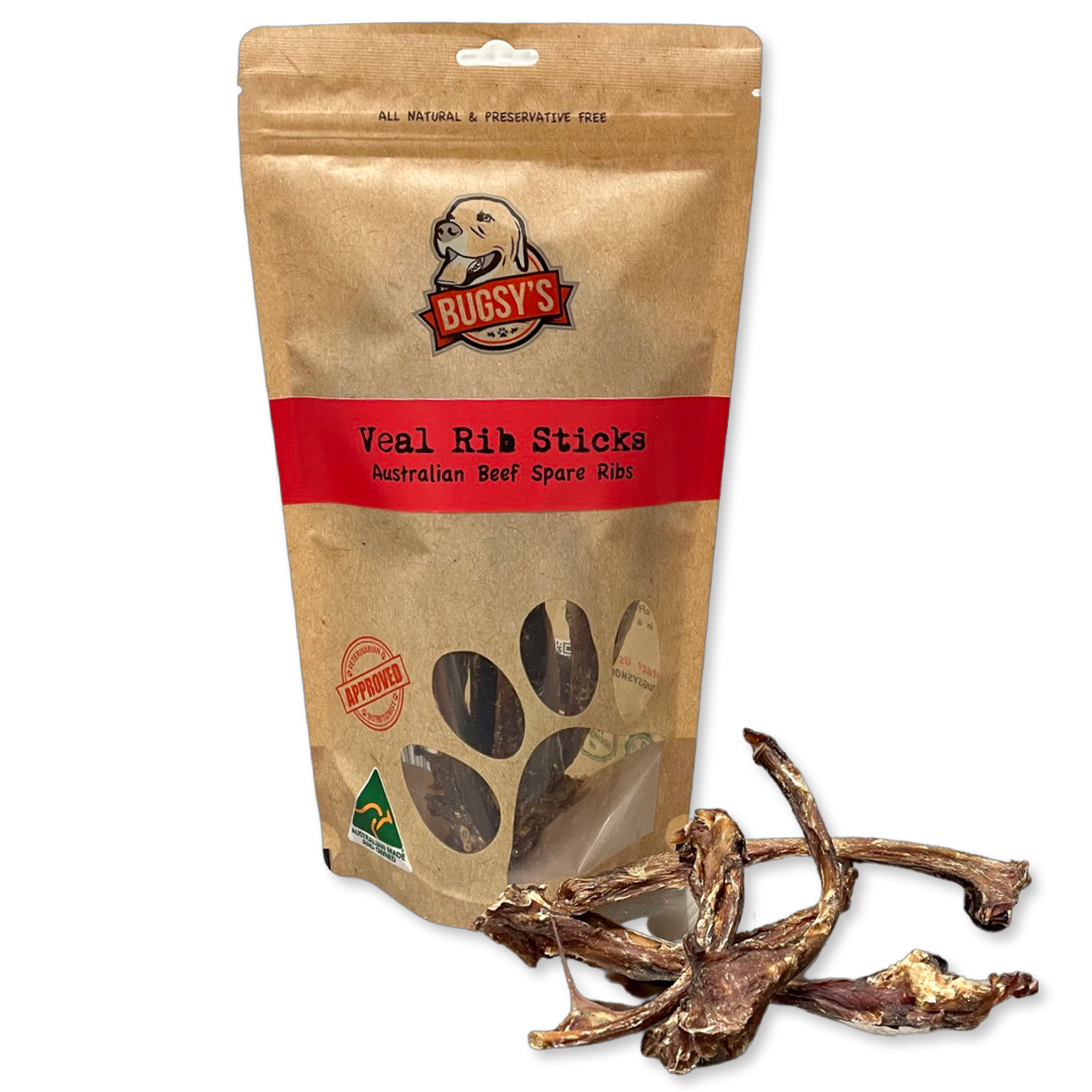 Bugsy Veal Rib Sticks — World 4 Pets
