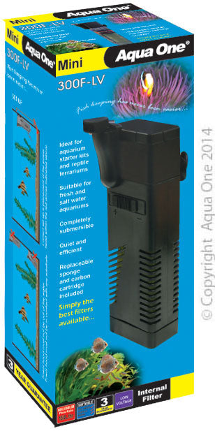 Aqua One Mini 300F Internal Filter — World 4 Pets