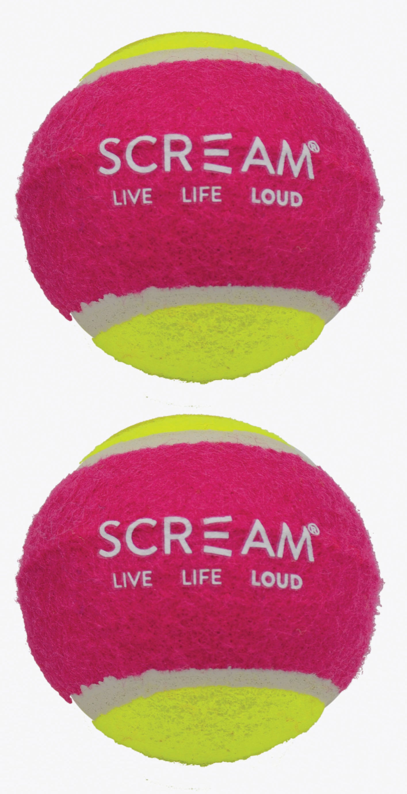 Scream Tennis Ball — World 4 Pets